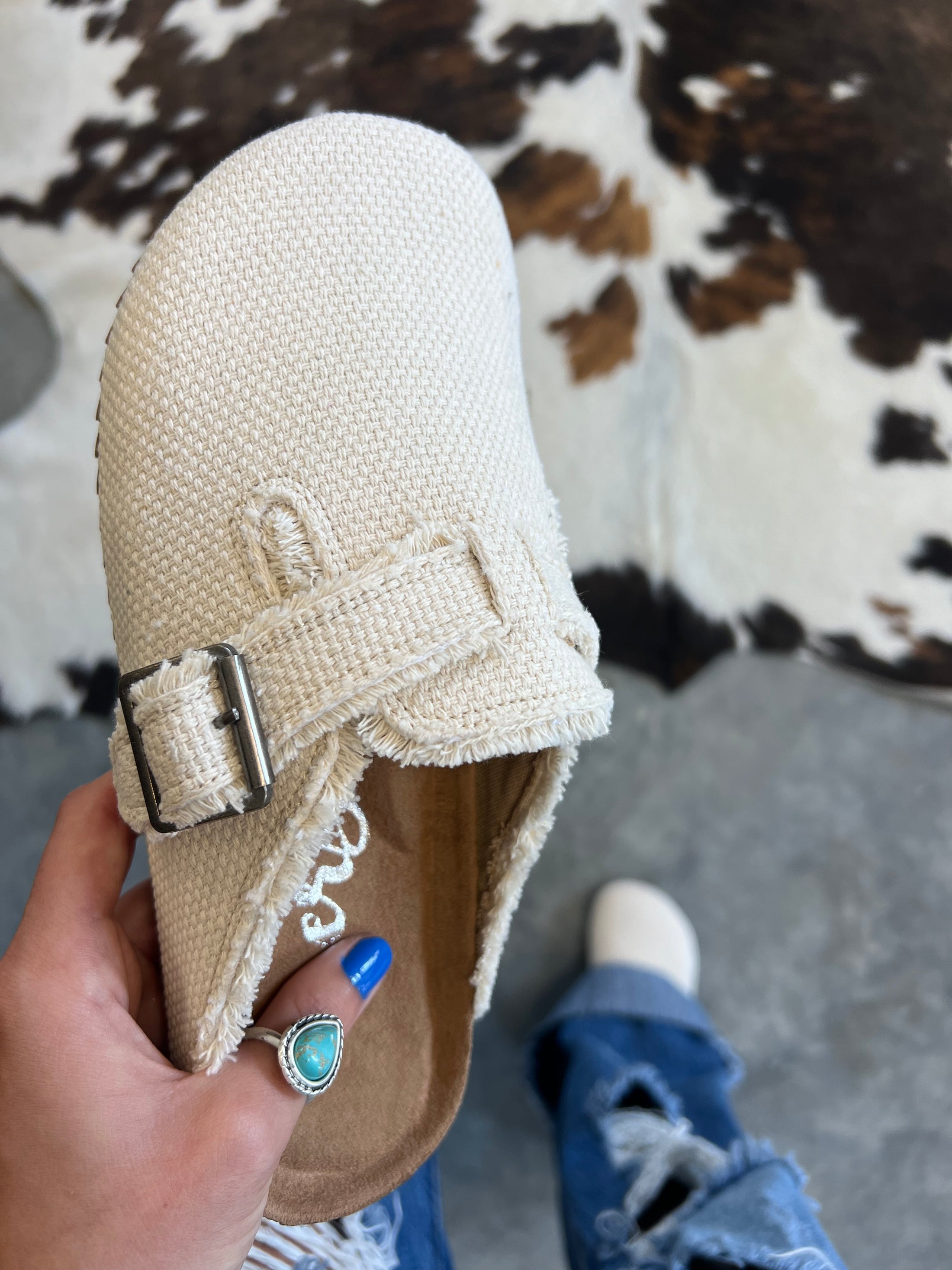 Fall In Love Slide On Shoe – The Crooked Cactus Boutique