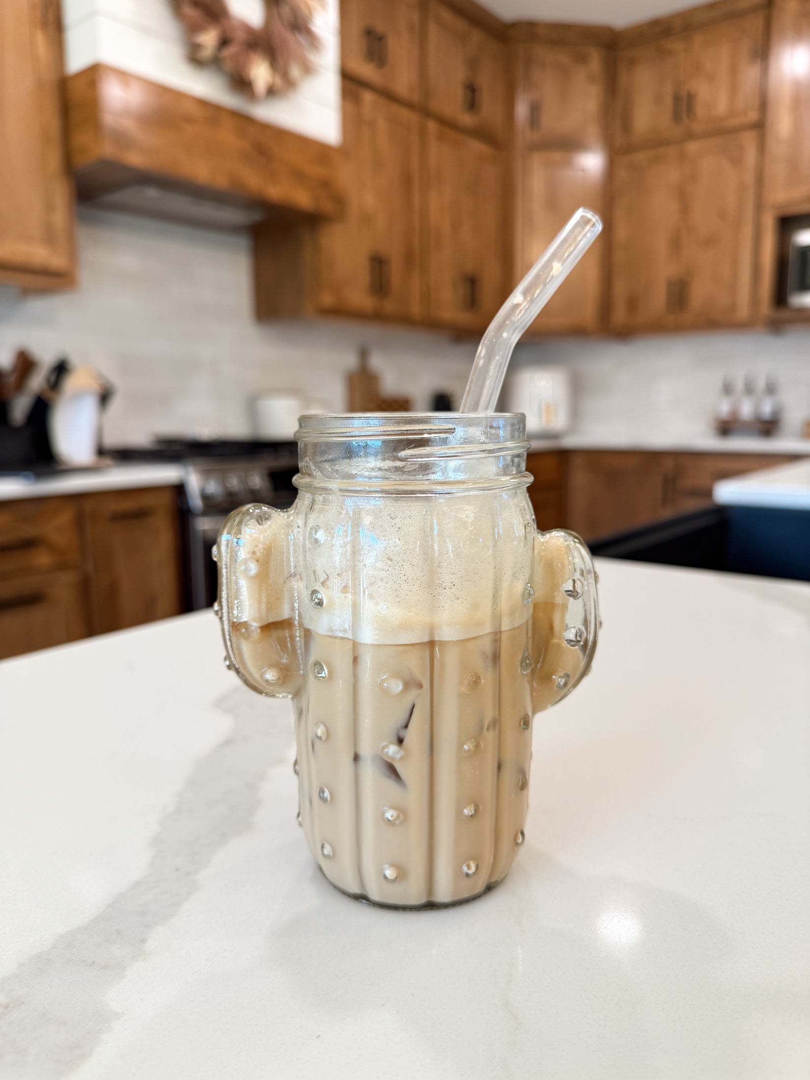 Cactus Mason Jar Glass – The Crooked Cactus Boutique